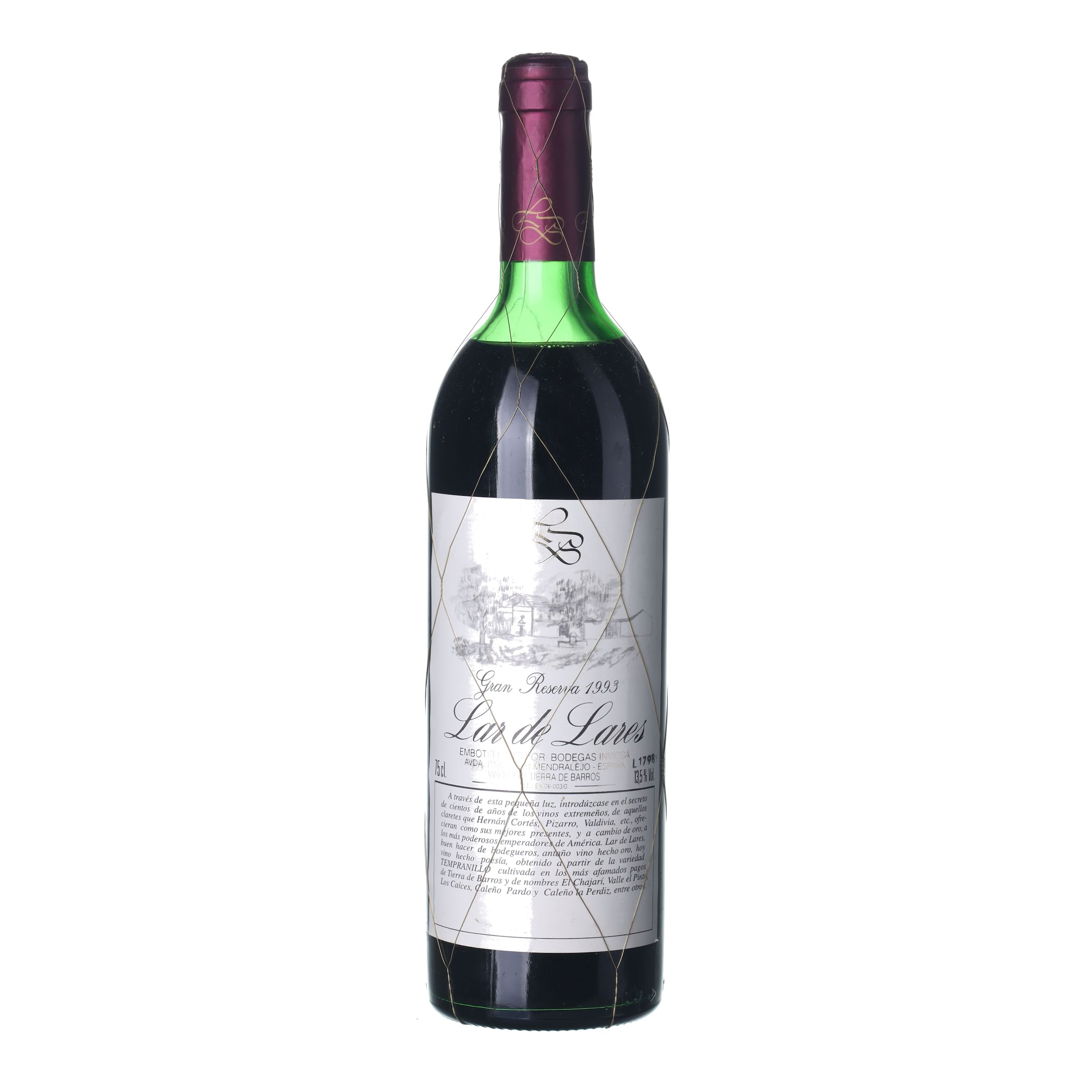 1993 Lar de Lares Gran Reserva Bodegas Inviosa | VIATEMPIA.PL