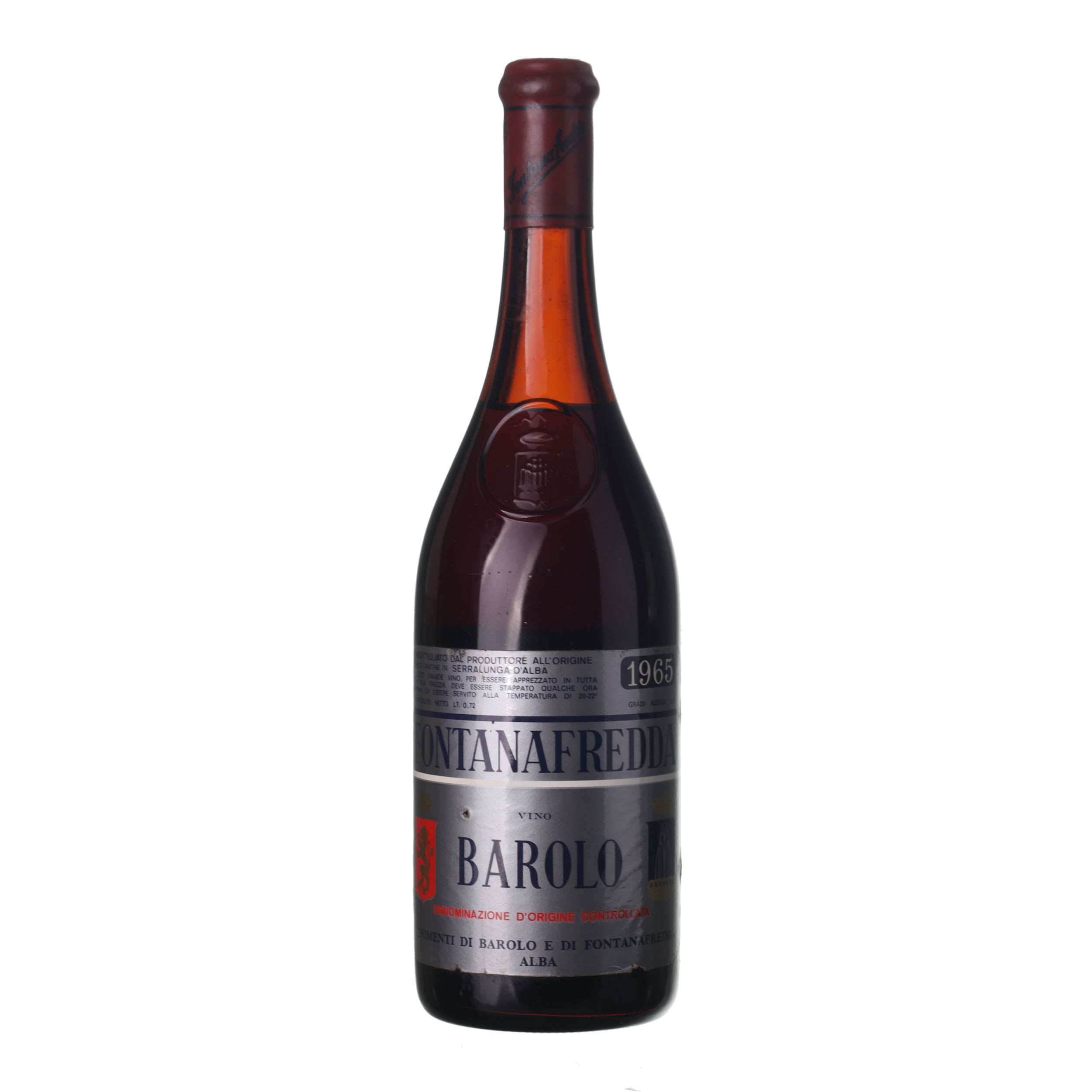 1965 Barolo DOC Fontanafredda | VIATEMPIA.PL