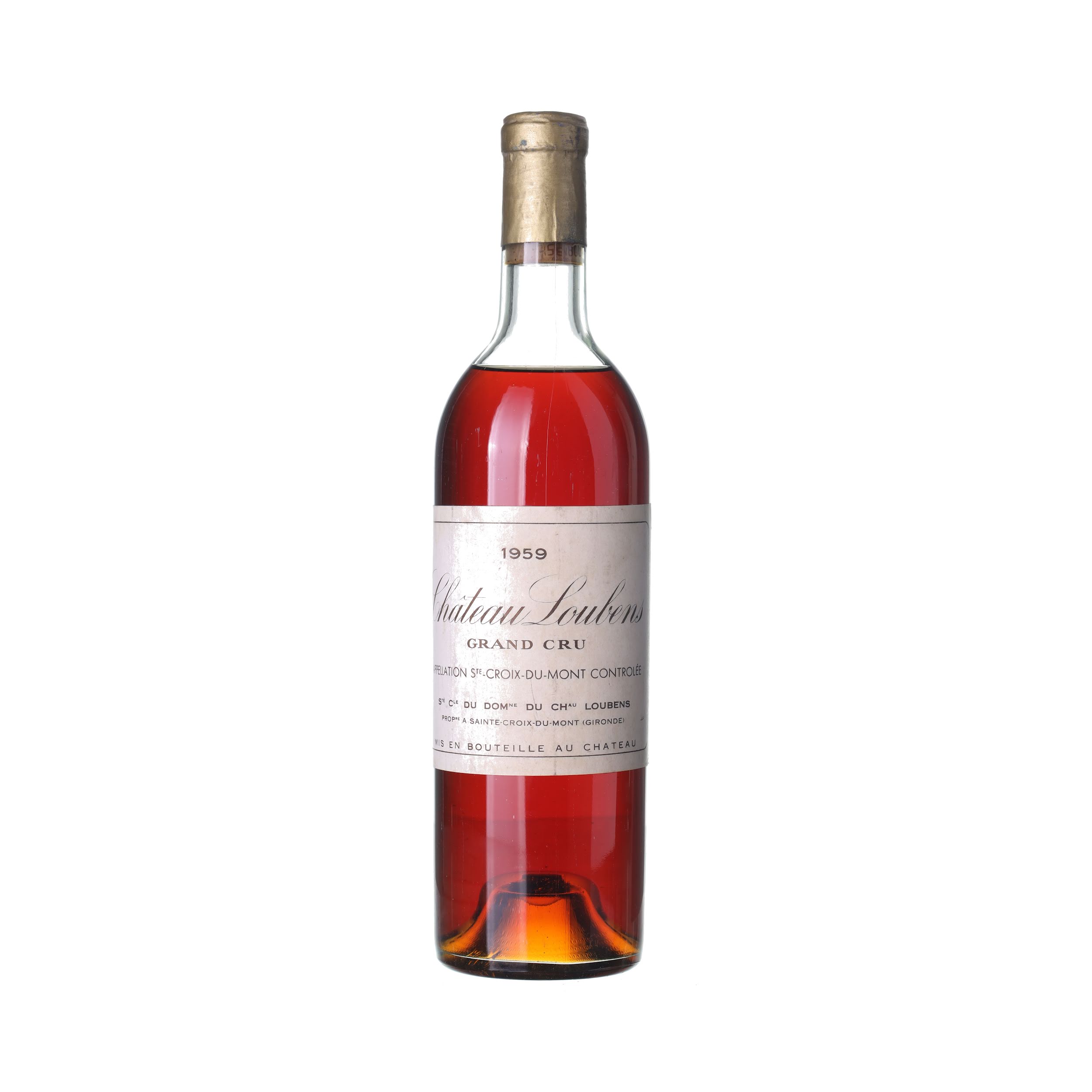 1959 Sainte Croix Du Mont Grand Cru Château Loubens | VIATEMPIA.PL