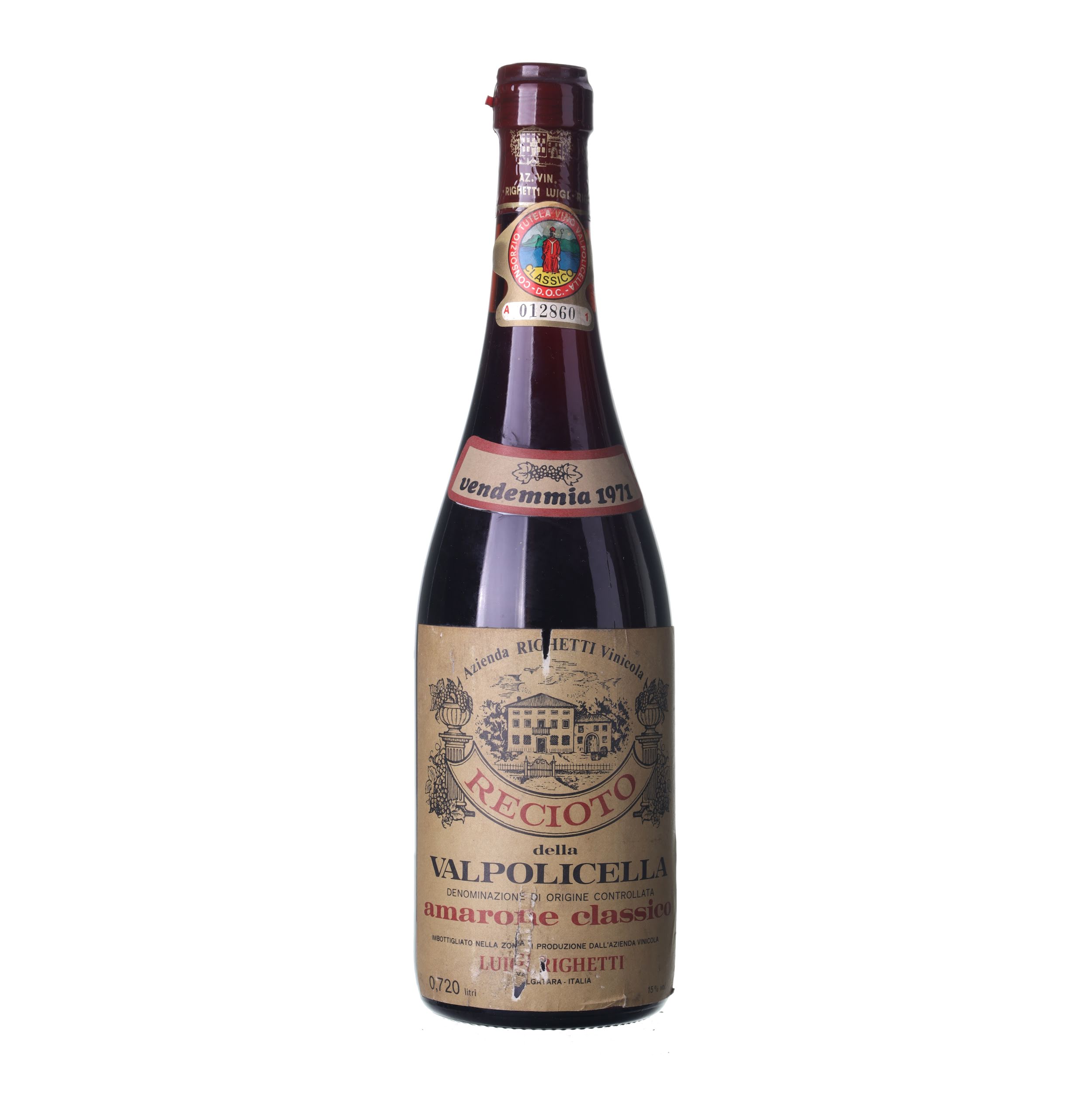 1971 Recioto della Valpolicella Luighi Righetti | VIATEMPIA.PL