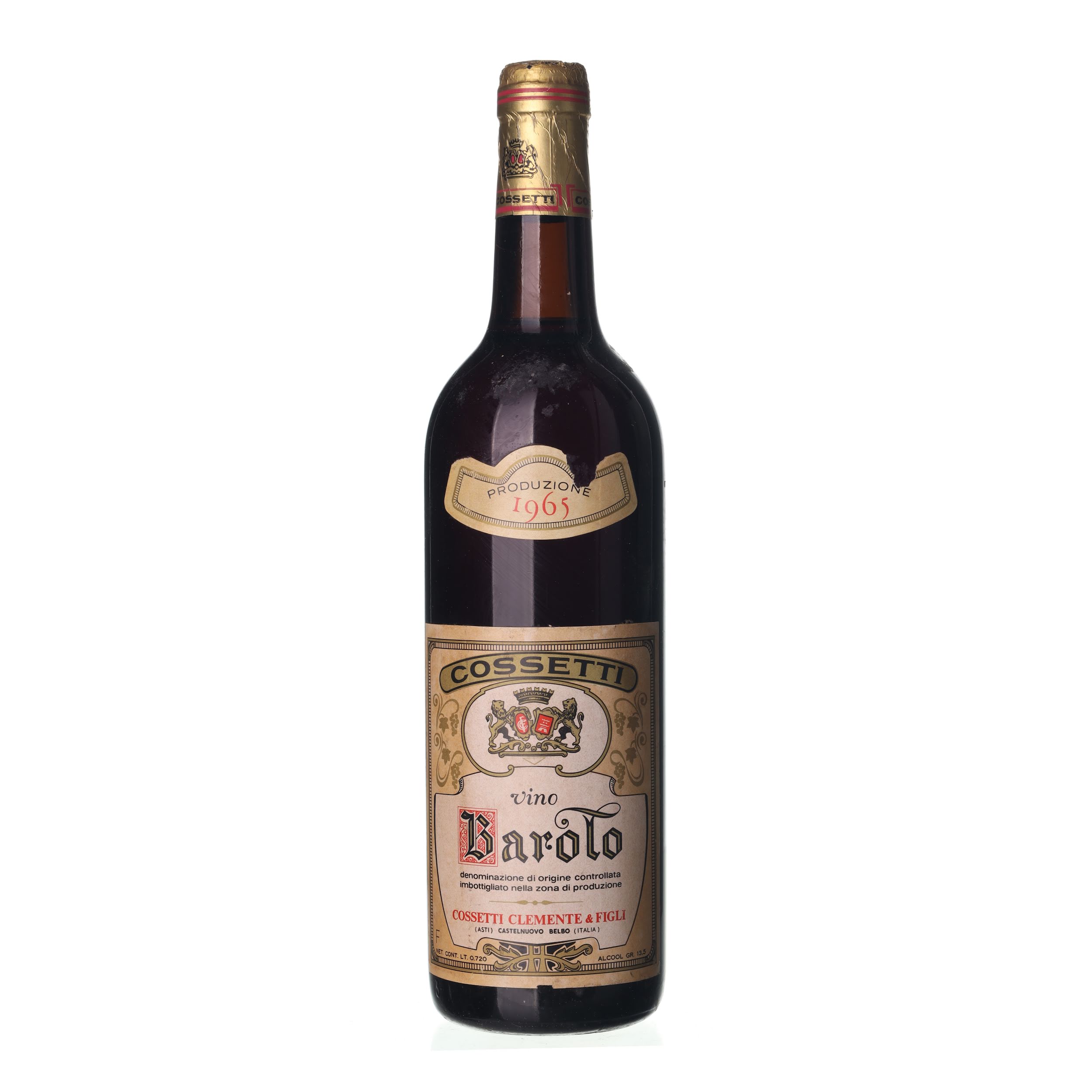 1965 Barolo Cossetti Clemente & Figli | VIATEMPIA.PL