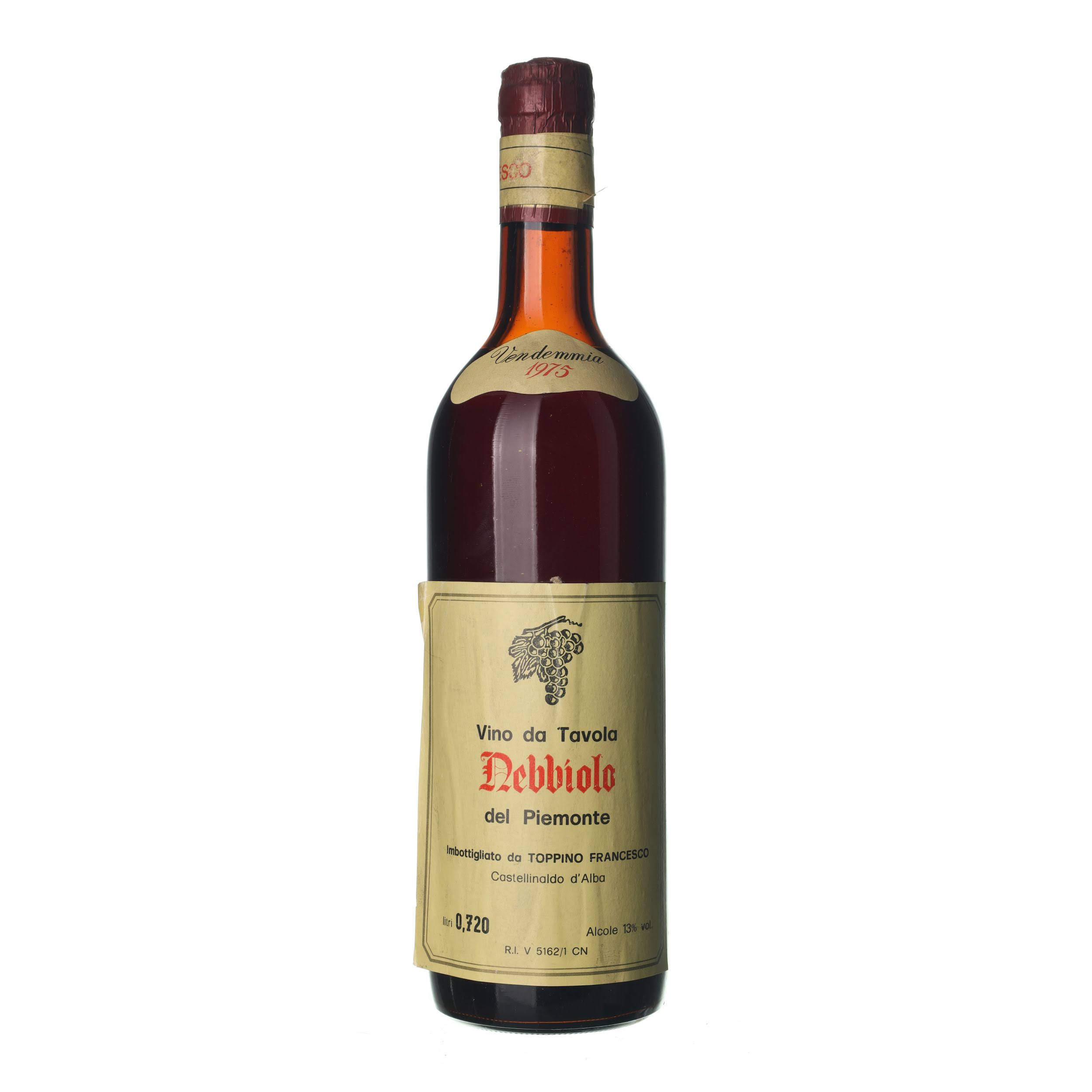 1975 Nebbiolo Toppino Francesco | VIATEMPIA.PL